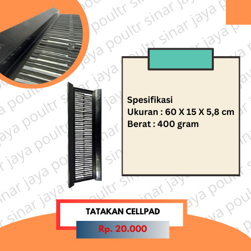 Jual TATAKAN CELLPAD / TATAKAN COOLING PAD 4" INCH / 8" INCH ORI / Alas Celldek / Celdek ...