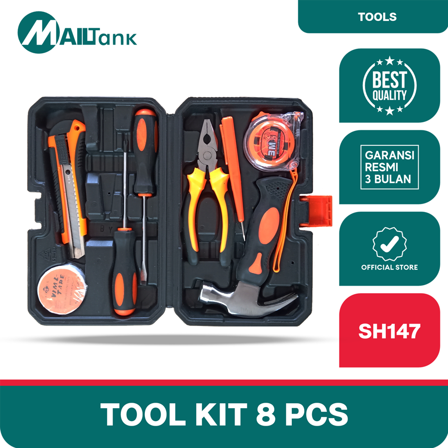 Jual Mailtank Sh147 Tool 8 Pcs Set Cocok Untuk Pemakaian Rumah Bisa ...