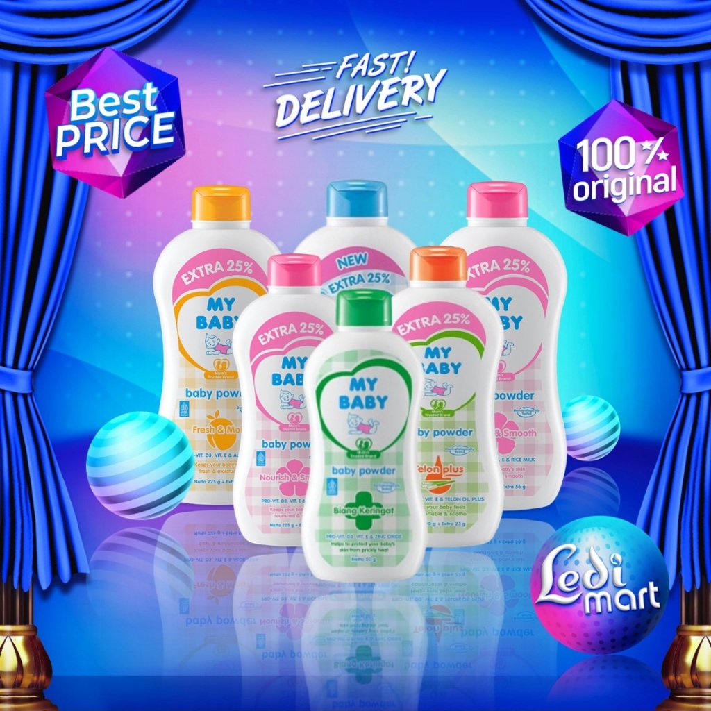 Jual My Baby Powder Series | 50gr| 90gr | 135gr | 225gr | 325gr | 450gr ...