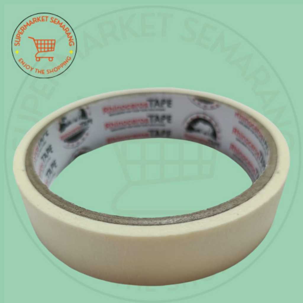 Jual (B) Masking Tape 2cm / Lakban Isolasi Kertas 2cm Besar | Shopee ...