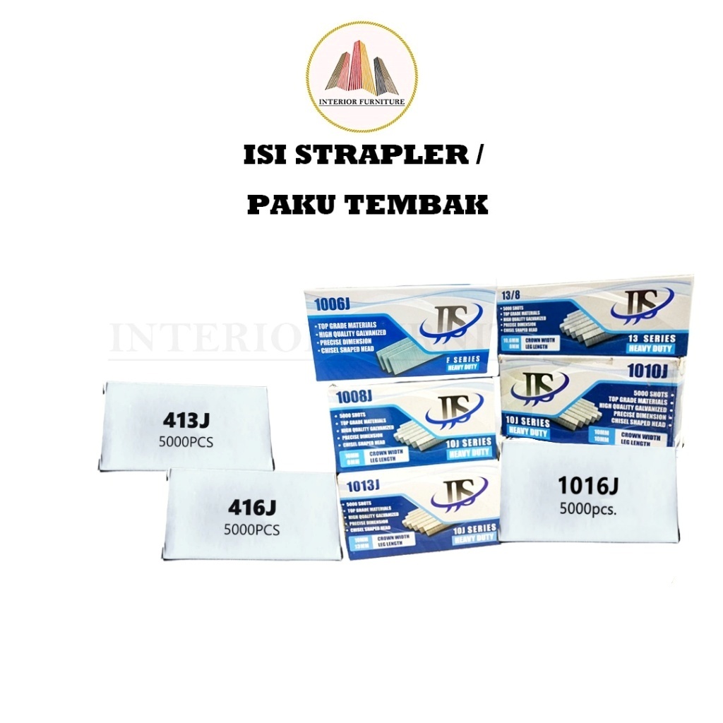 Jual Isi Straples / Isi Strapler Tembak 1008 J Paku Tembak (8mm ...