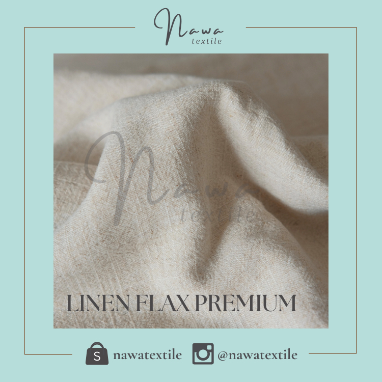 Jual Kain Linen Flax Premium 100% Linen | Corak Bulu Kuda [Benang ...