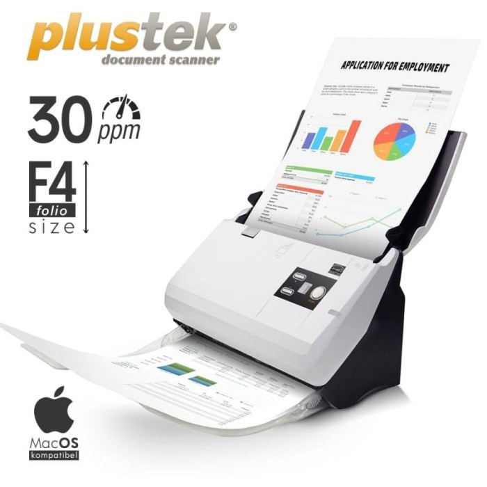 Jual PN30U - 30 Lembar/menit (F4/Folio) Scanner Plustek SmartOffice ...