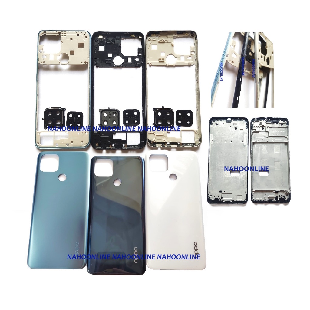 Jual TULANG FRAME BAZEL BACK CASING HOUSING FULLSET OPPO A15 A15S ...