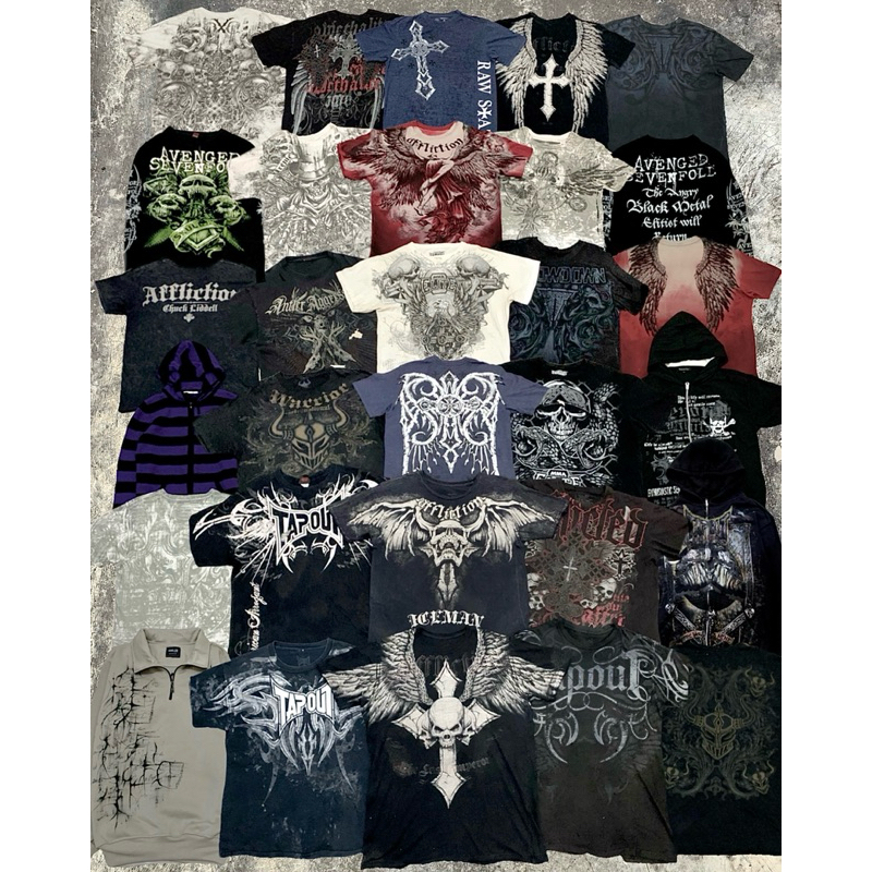 Jual grunge affliction/tapout/mma elite/extremecouture | Shopee Indonesia