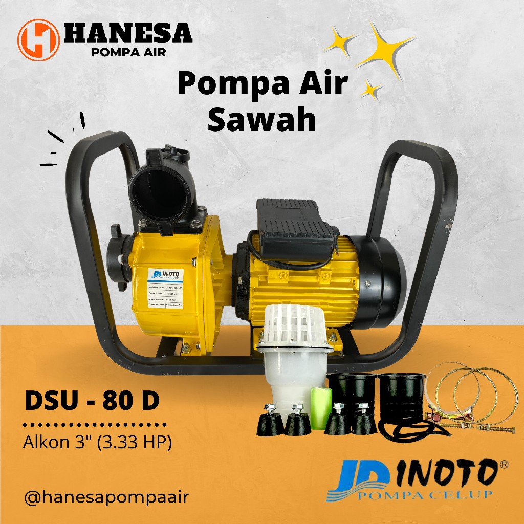 Jual INOTO DSU-80 D 3" (3.3 HP) - Pompa Air Sawah | Shopee Indonesia