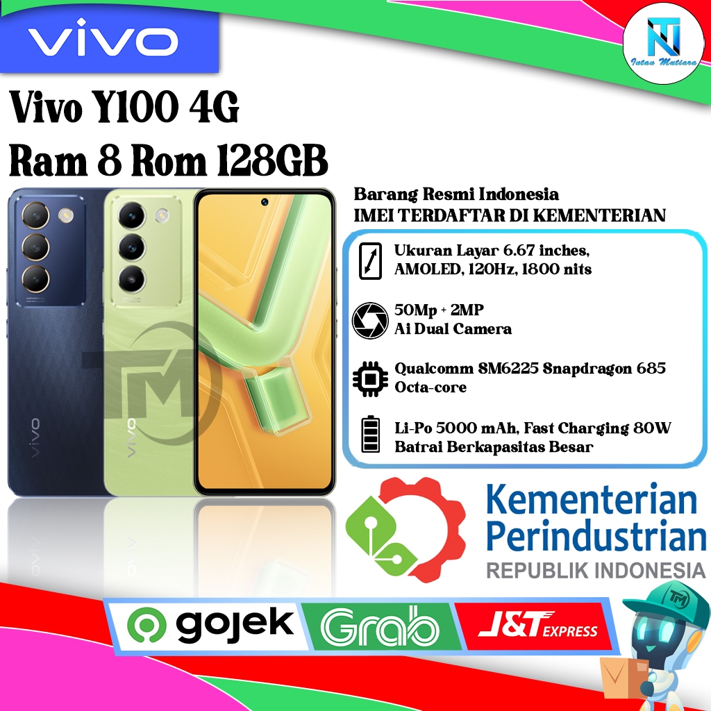 Jual Vivo Y100 Ram 8/128GB | Ram 8/256GB | Shopee Indonesia
