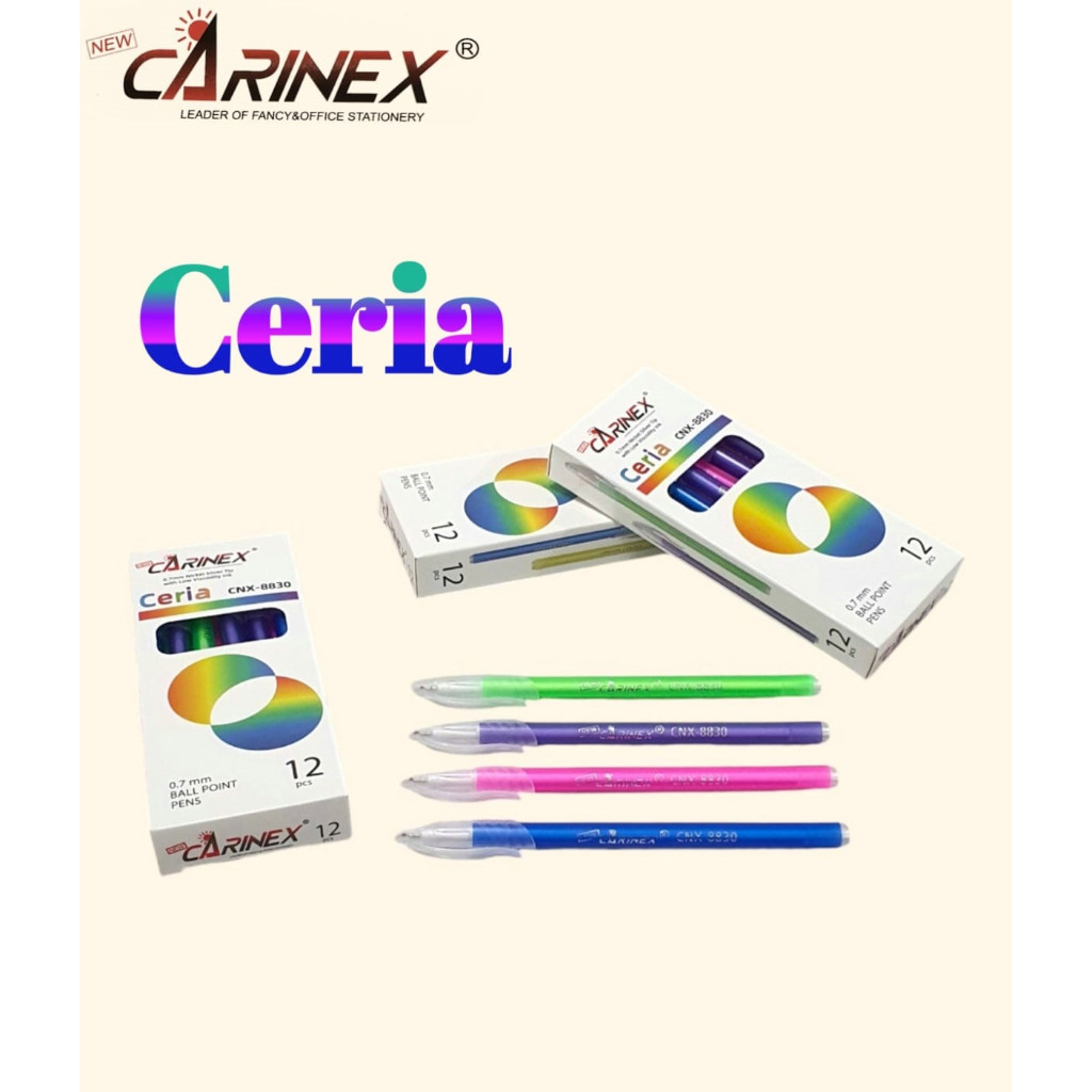 Jual Pulpen Carinex Ceria CNX-8830 (12pc) | Shopee Indonesia