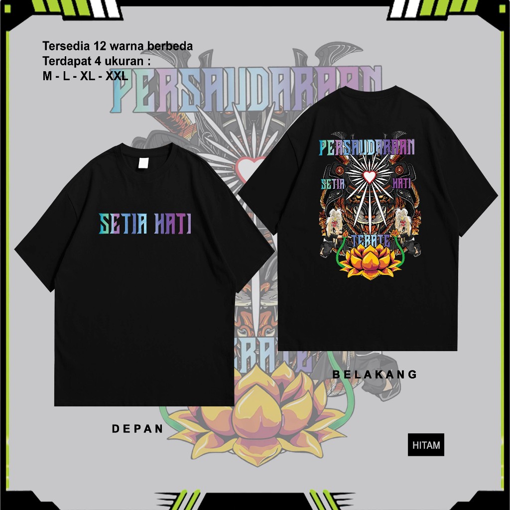 Jual Kaos PSHT SH Terate Reflektif - Baju Perguruan Pencak Silat Setia ...