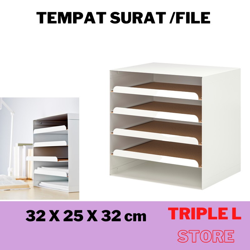 Jual Rak Tempat File Surat Kertas Laci Susun Atas Meja | Shopee Indonesia