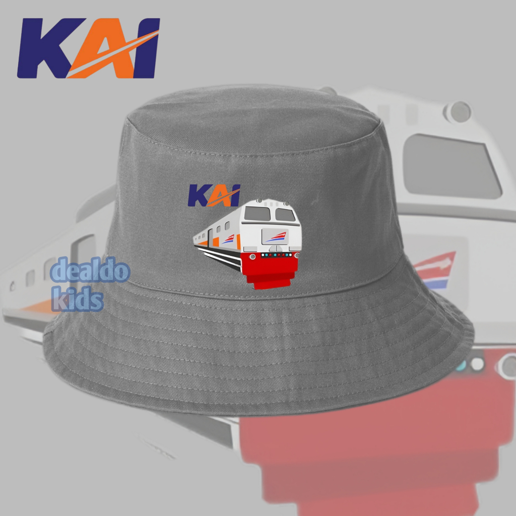 Jual Topi Bucket Anak Kereta KAI / Topi Bucket Anak KAI | Shopee Indonesia