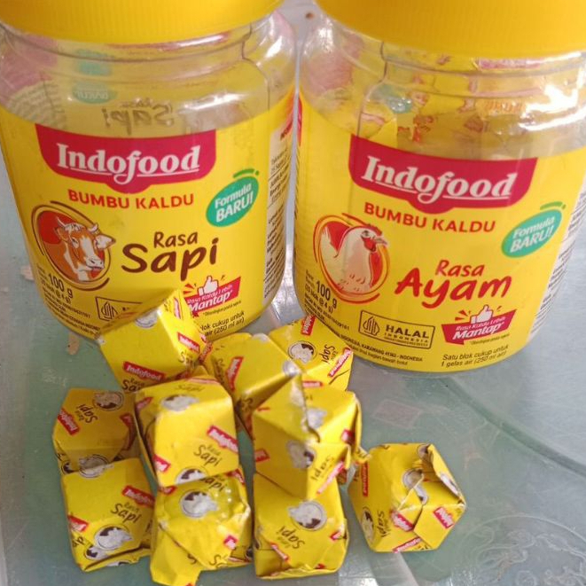 Jual Bumbu Kaldu Blok Indofood Ayam | Sapi 100 Gram | Shopee Indonesia