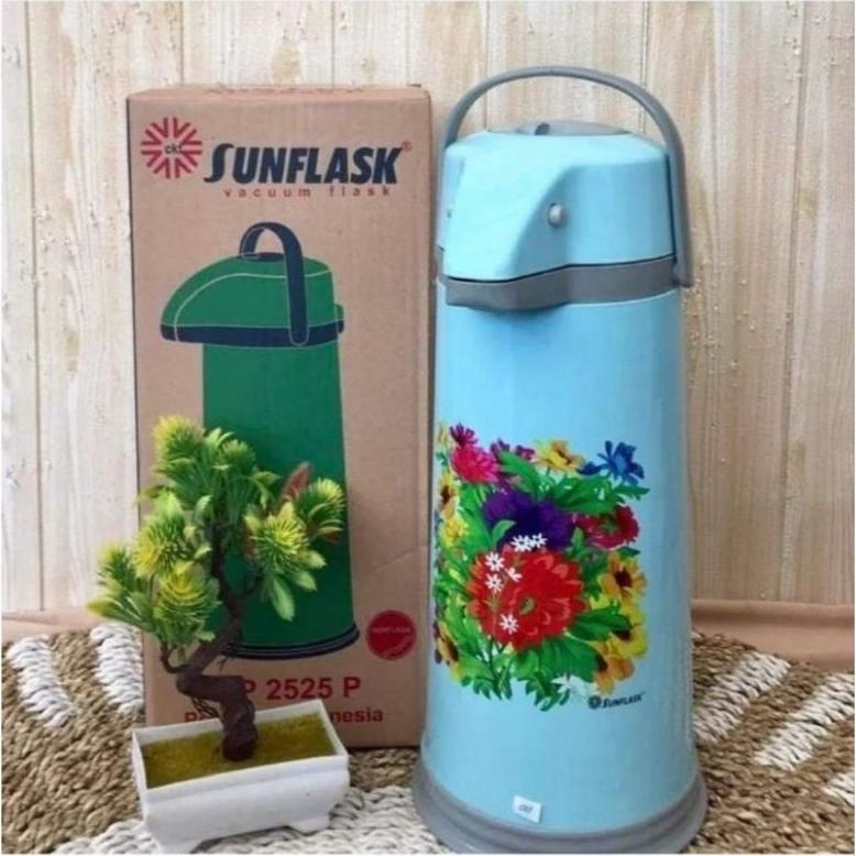 Jual Termos Pompa Air Panas / Termos Pencet Sunflask 2.5 Liter | Shopee ...