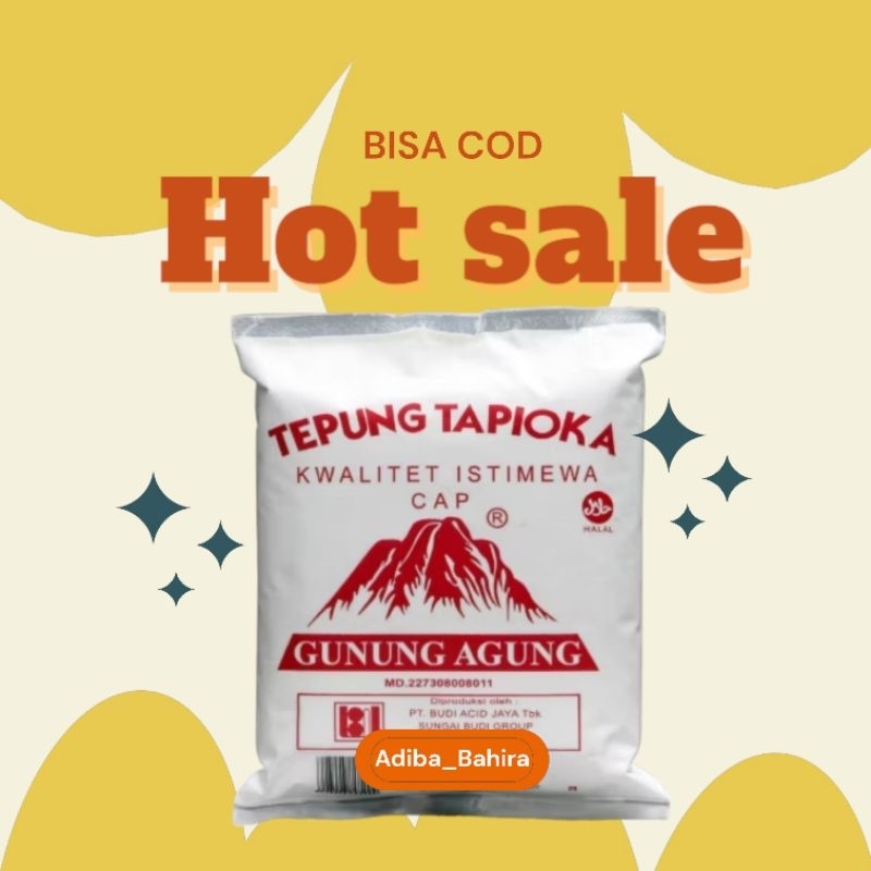 Jual TEPUNG TAPIOKA CAP GUNUNG AGUNG 500 GR | Shopee Indonesia