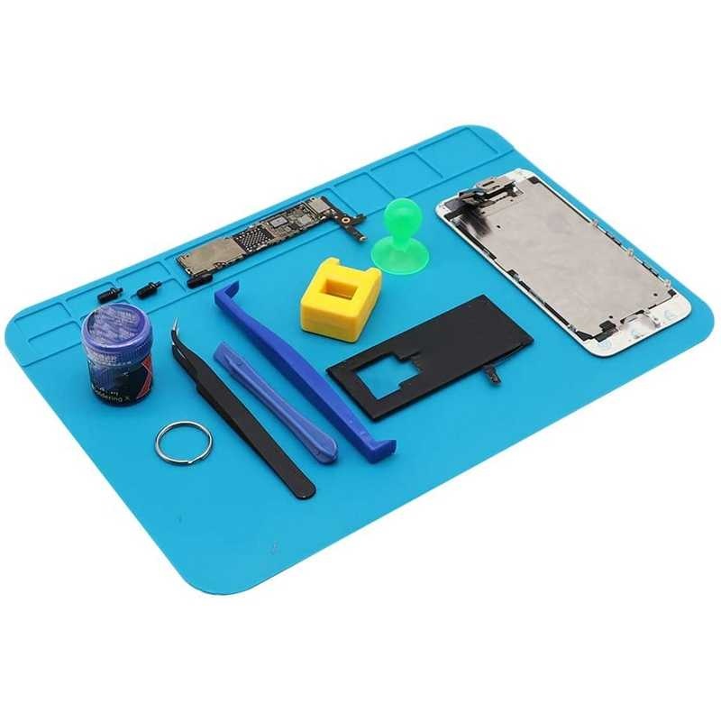 Jual ALAS SERVICE SERVIS SILIKON KARET ANTI PANAS HP MATRAS SOLDER MEJA ...