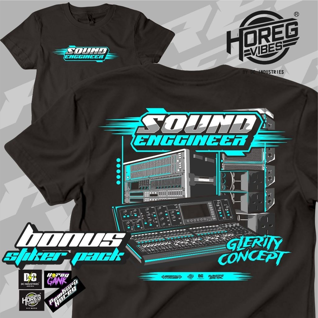 Jual KAOS SOUND SYSTEM SOUND ENGGINEER ORIGINAL HOREG VIBES | Shopee ...
