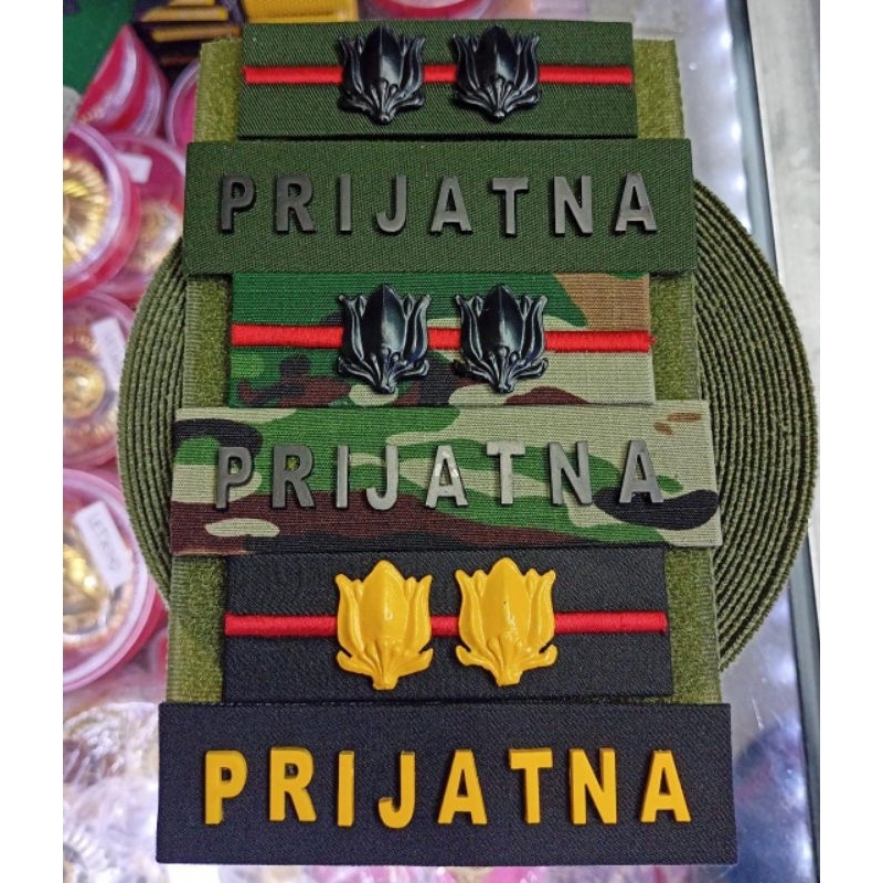 Jual Pangkat Topi Komando PDH PDL LETKOL Logam+PAPAN NAMA Topi PDH PDL ...