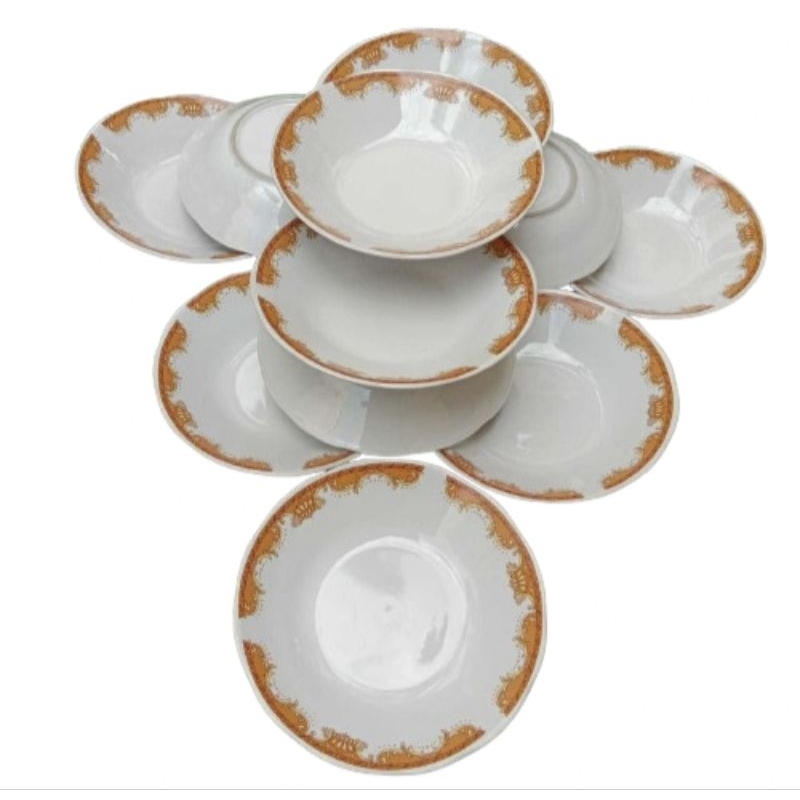 Jual Mangkok dan Piring Cantik Lilia Mahkota | Shopee Indonesia