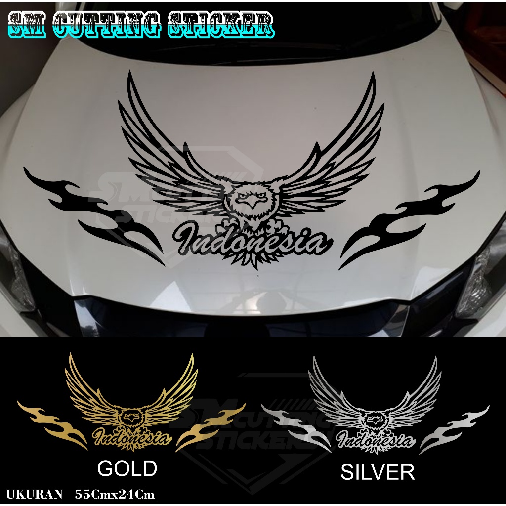 Jual Stiker Mobil Cap Elang Indonesia Terbaru cutting stiker cap mobil ...