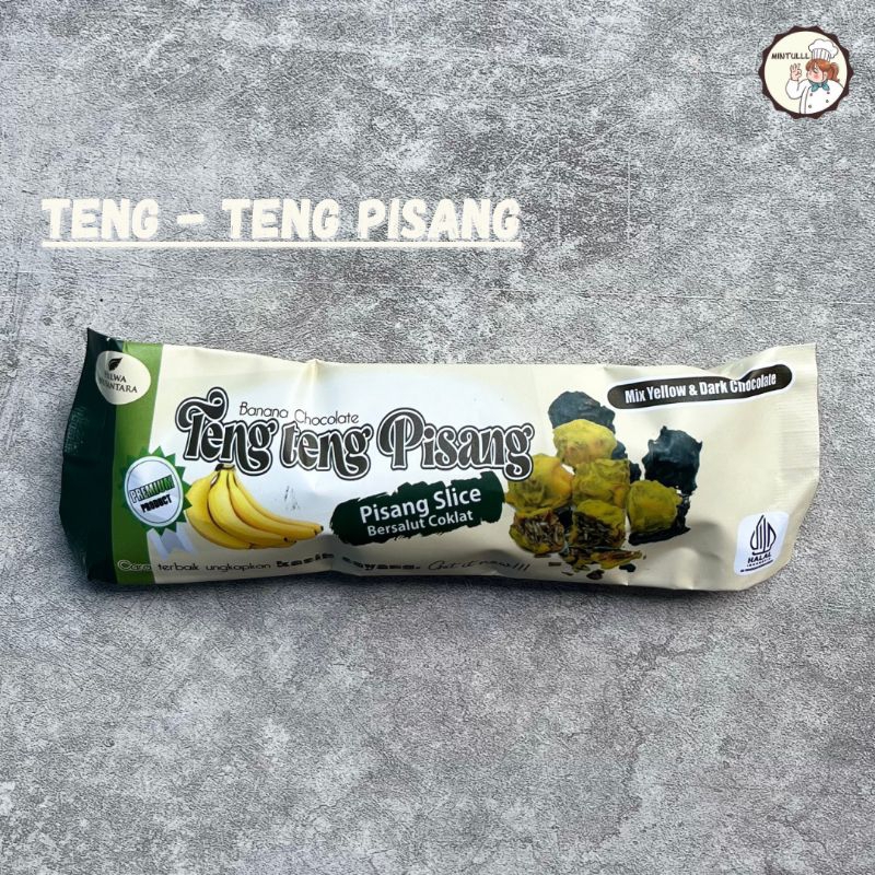 Jual CAMILAN COKELAT TING TING PISANG BANANA SLICE WITH DARK CHOCOLATE ...