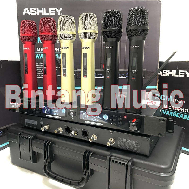 Jual MIC WIRELESS ASHLEY RCM ORIGINAL FREE BATRAI | Shopee Indonesia