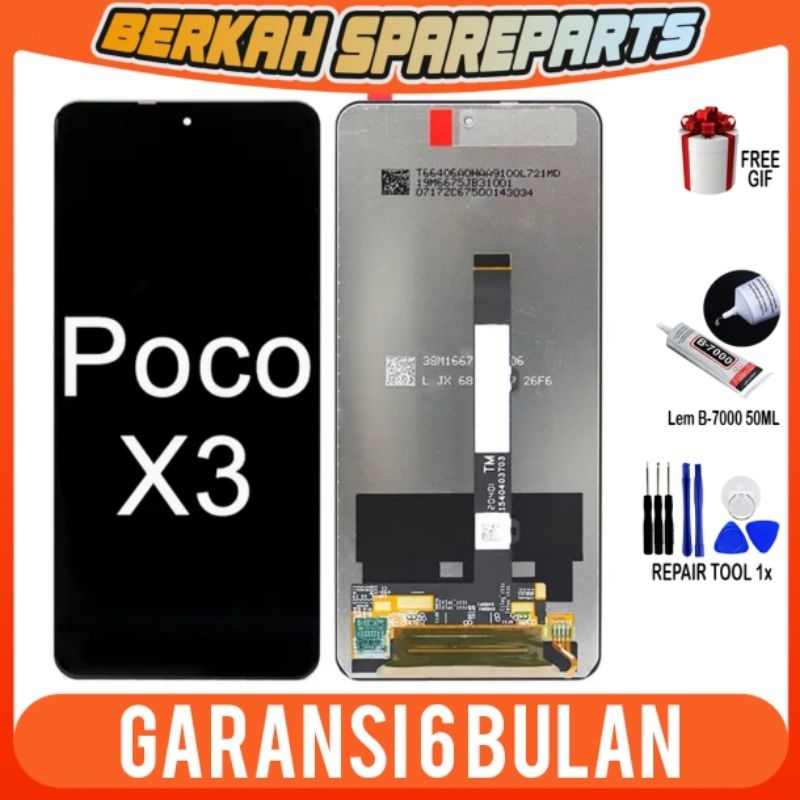 Jual LCD TOUCHSCREEN XIAOMI POCO X3 / X3 NFC / X3 PRO FULSET ORIGINAL ...