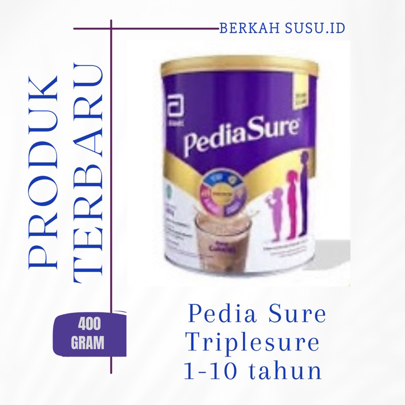 Jual PEDIASURE TRIPLESURE COKLAT 400G | Shopee Indonesia