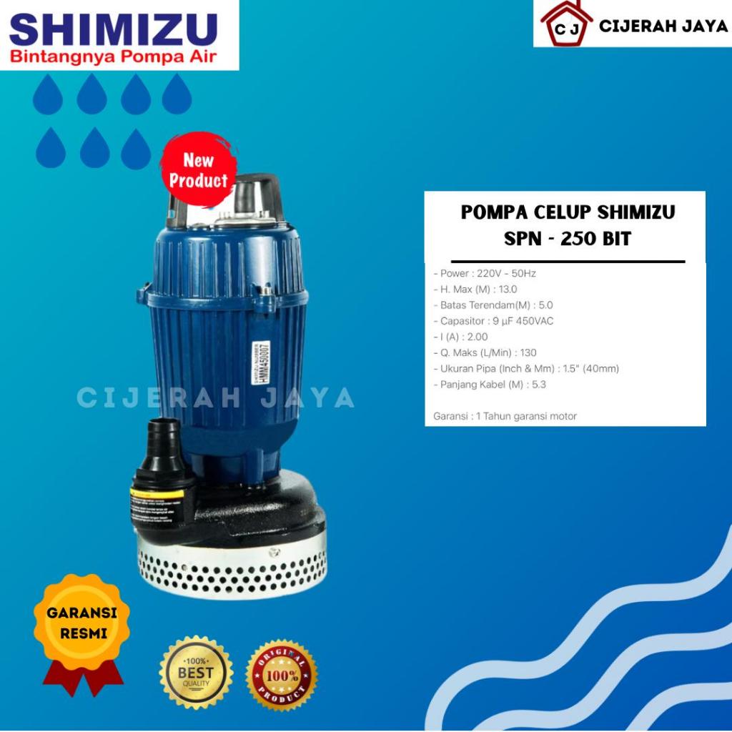 Jual POMPA CELUP SHIMIZU SPN 250 BIT SPN250 SPN-250 / POMPA CELUP AIR ...