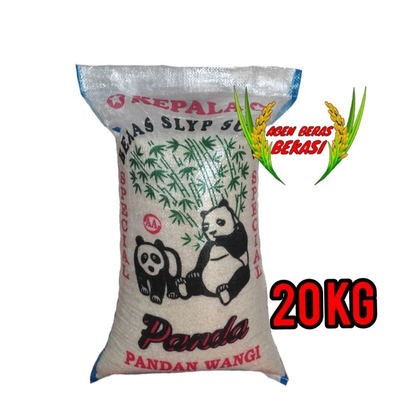 Jual BERAS PANDAN WANGI CAP PANDA 20KG | Shopee Indonesia