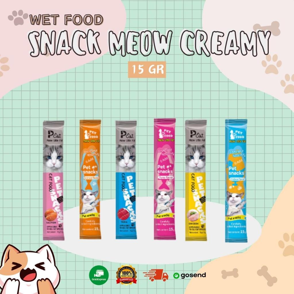 Jual Snack Meow Snack Untuk Kucing 15 GR Satuan | Shopee Indonesia