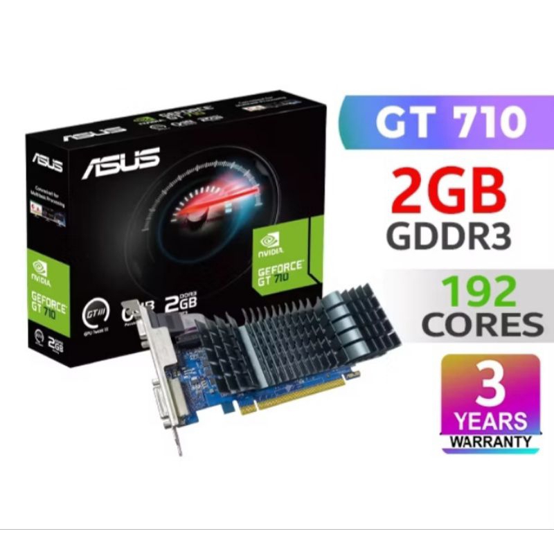 Jual VGA CARD NVIDIA GT710 2GB DDR3 64BIT ASUS BARU | Shopee Indonesia
