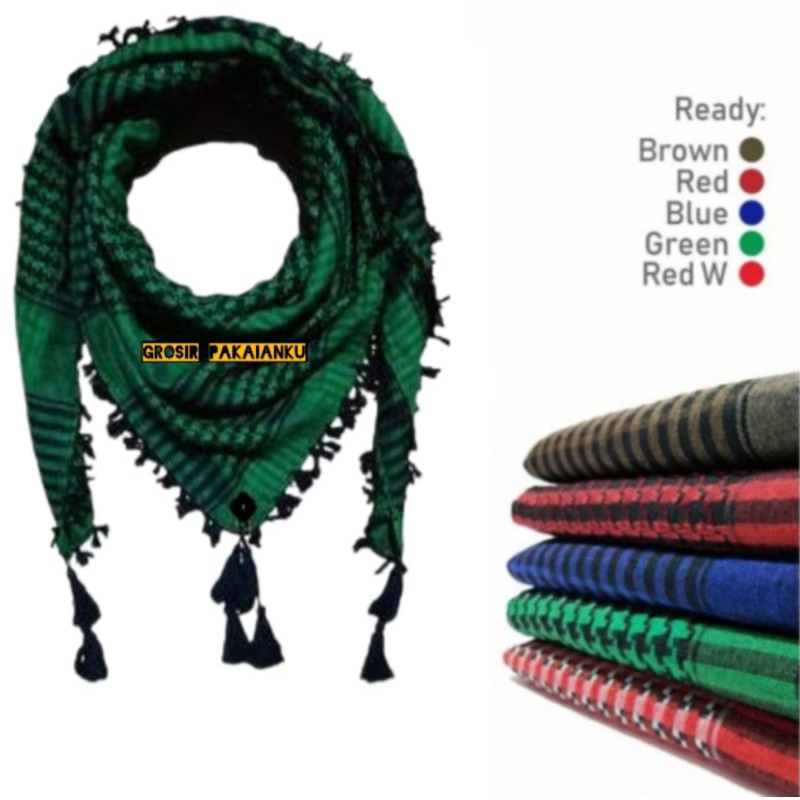 Jual Sorban Rumbai Arab Premium, Sorban haji, Sorban Palestina, Sorban ...