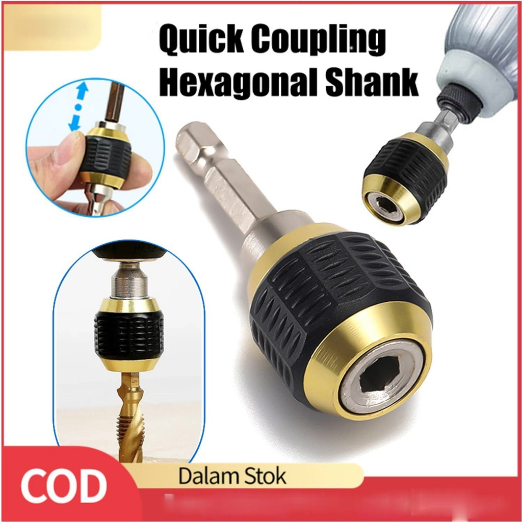 Jual Adaptor Mata Bor Quick Change Chuck Heksagonal 60MM Pos Yang ...