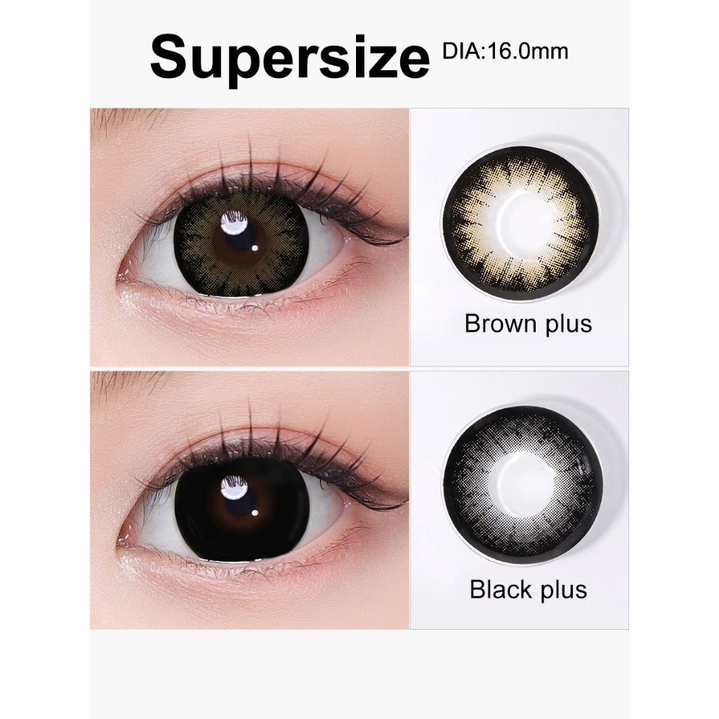 Jual Magister Softlens Big Eyes softlens 14.5mm 16mm Normal Doll Eyes ...