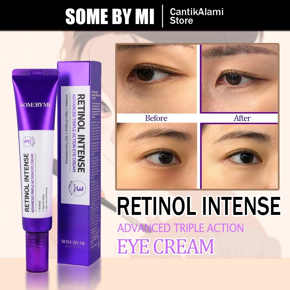 Jual SOME BY MI Retinol Intense Advanced Triple Action Eye Cream 30ml ...