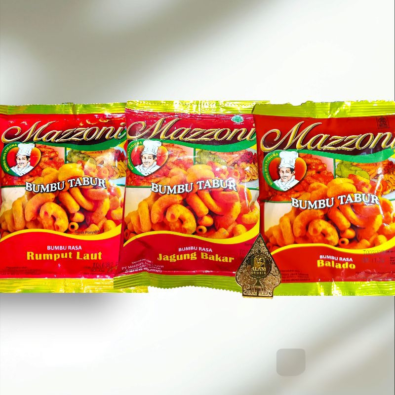Jual Mazzoni Bumbu Tabur Rasa Balado,Jagung Bakar, Rumput Laut 100gr ...
