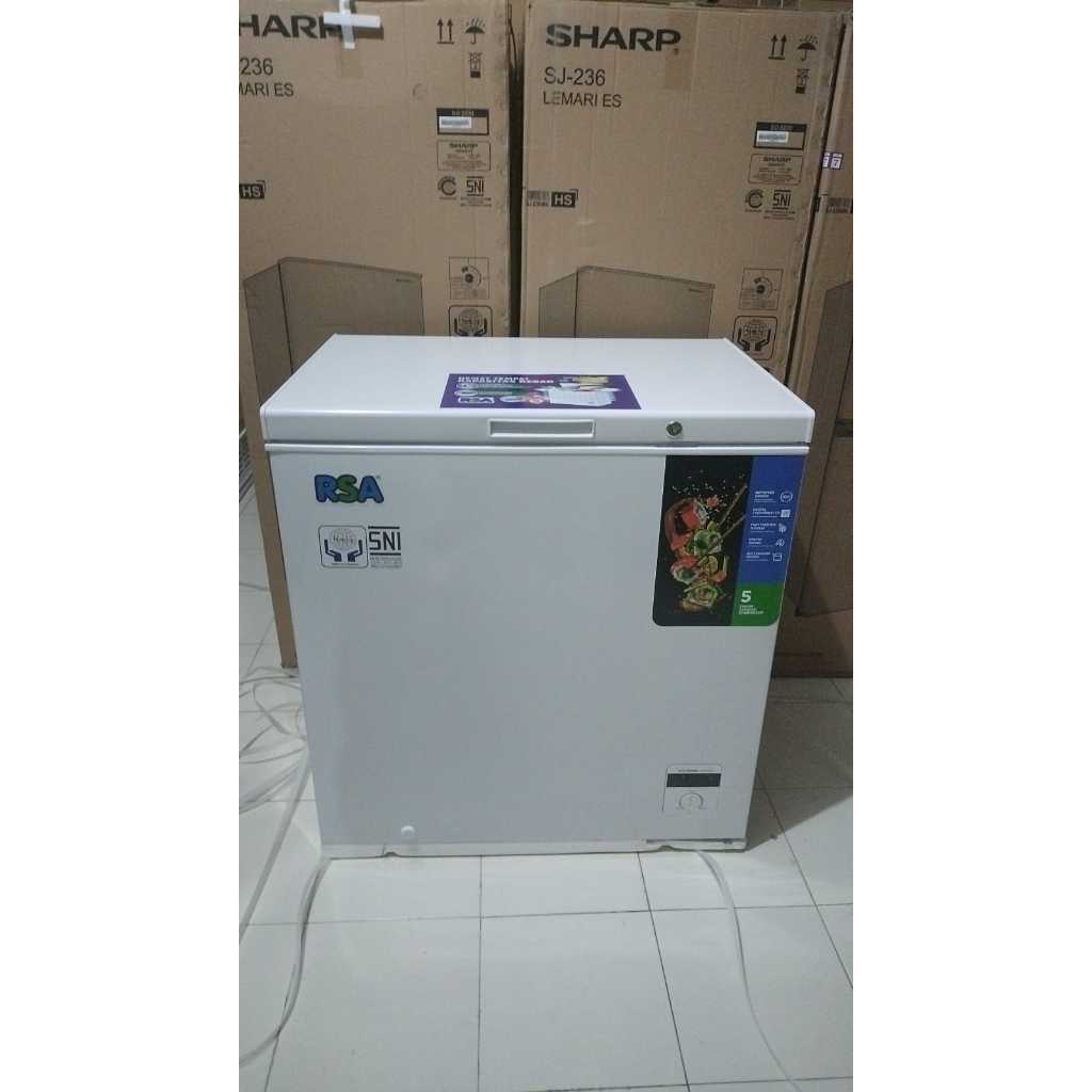Jual Chest Freezer Rsa 199 Liter CF 210 Freezer Box Rsa CF 210 | Shopee ...