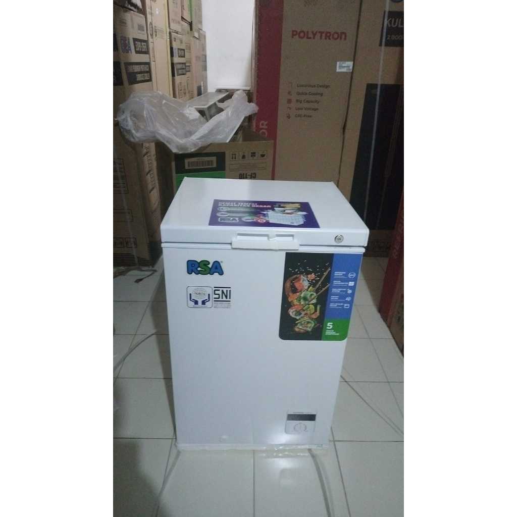 Jual RSA CHEST FREEZER CF 110 BOX 96L Khusus Bogor KURIR TOKO | Shopee ...