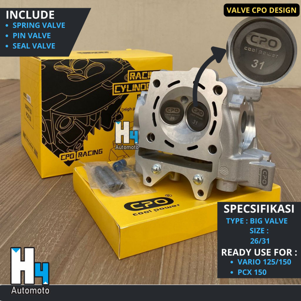 Jual Cylinder Head Blok Head Vario 150 125 PCX 150 ADV 150 Klep Besar ... Jual Cylinder Head Blok Head Vario 150 125 PCX 150 ADV 150 Klep Besar ...