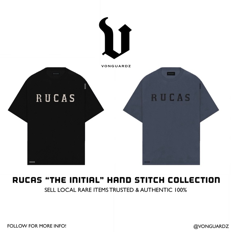 Jual RUCAS “THE INITIAL” TEE COLLECTION | Shopee Indonesia