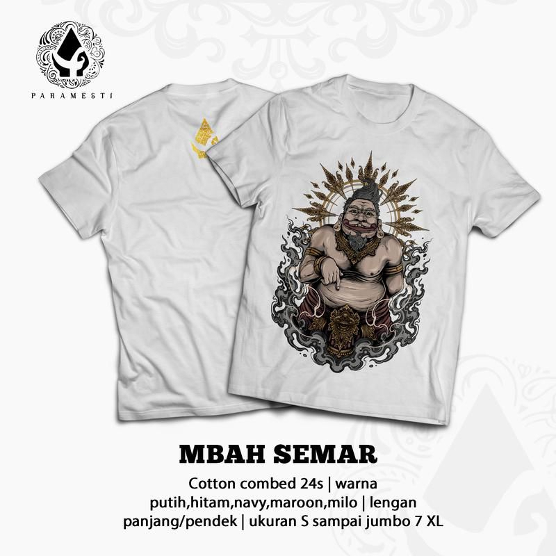 Jual Kaos Mbah Semar / Baju T-shirt Distro Mbah Semar / Pakaian pria ...
