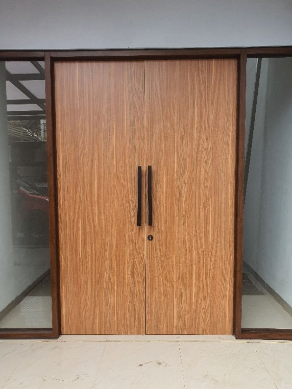 Jual PINTU RUMAH FINISHING HPL / PINTU RUMAH MINIMALIS FINISHING HPL ...