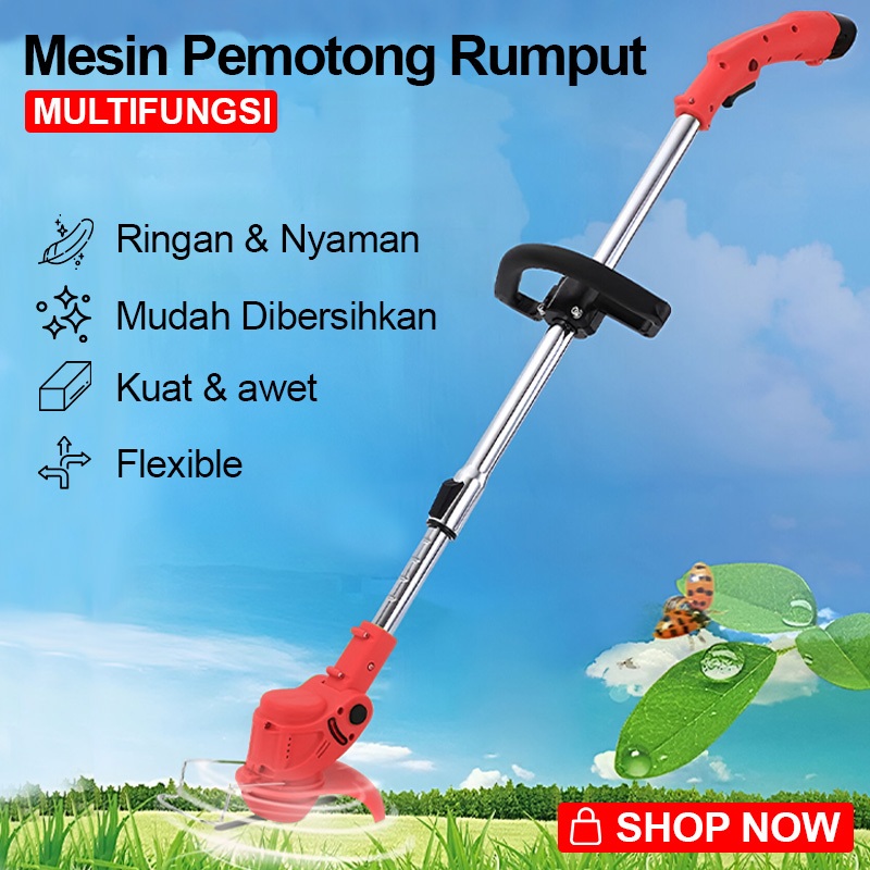 Jual Mesin Pemotong Rumput Listrik dengan Baterai Litium Hemat Energi ...