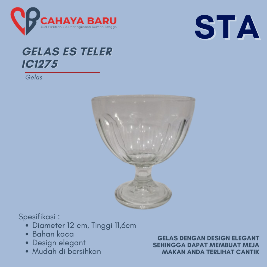 Jual GELAS ES TELER IC1275 (GO-SEND) | Shopee Indonesia
