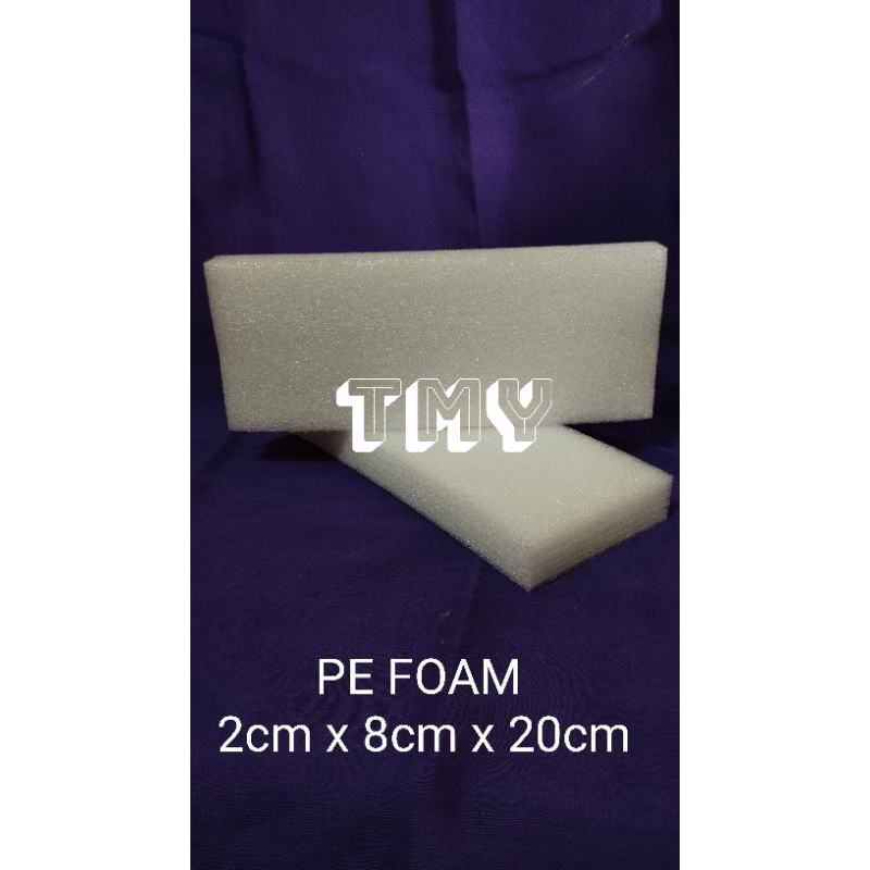 Jual Busa Elastis pe foam 2cm x 8cm x 20cm | Shopee Indonesia