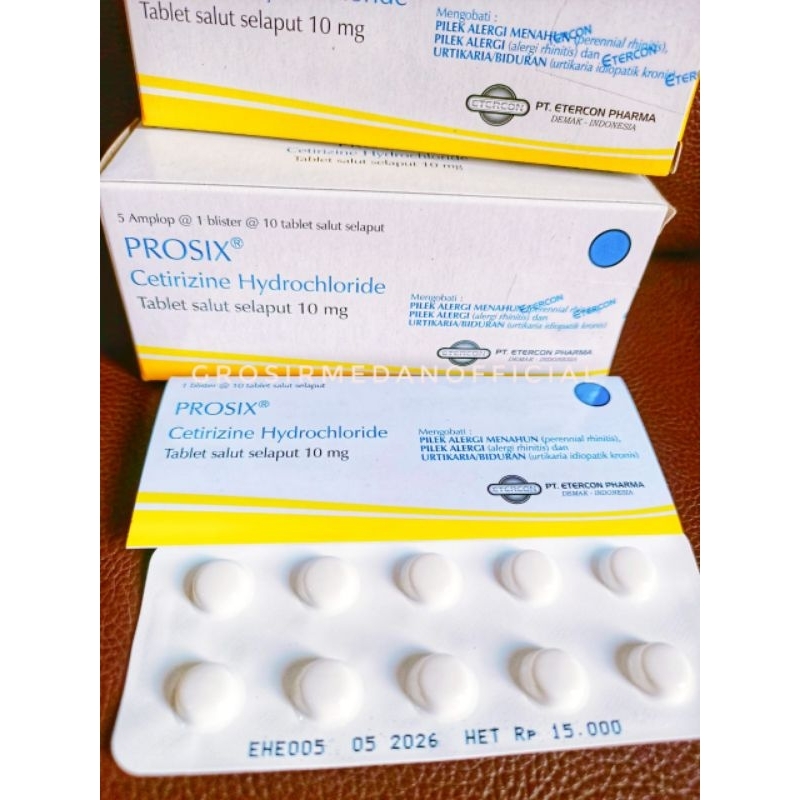 Jual PROSIX TABLET OBAT PILEK DAN ALERGI GATAL | Shopee Indonesia