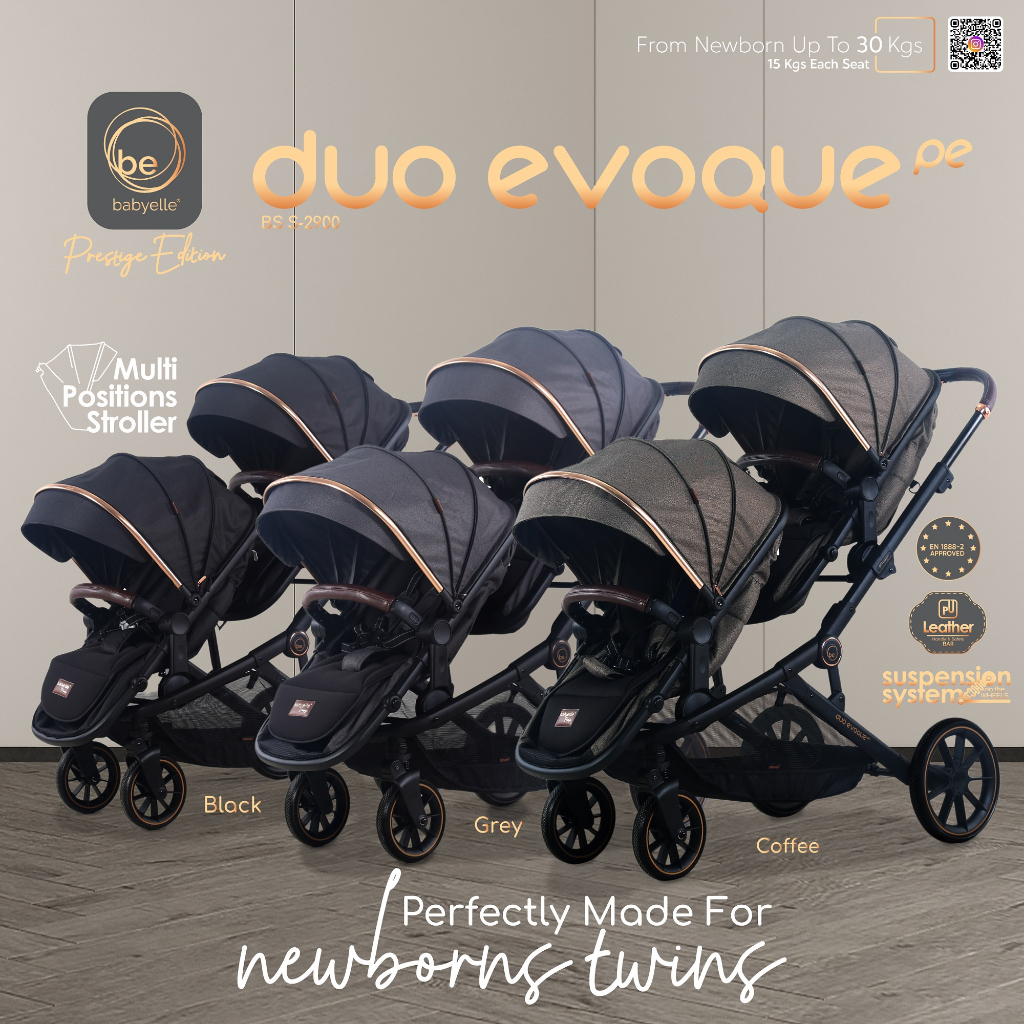 Jual Makassar! Stroller Babyelle Duo Evoque Stroller Kembar PE PRESTIGE ...