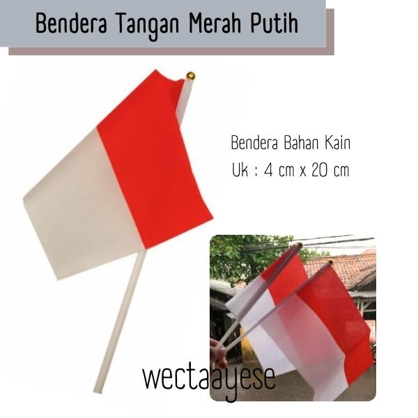 Jual Bendera Stik Merah Putih Hiasan Acara Kemerdekaan Bendera Pawai ...