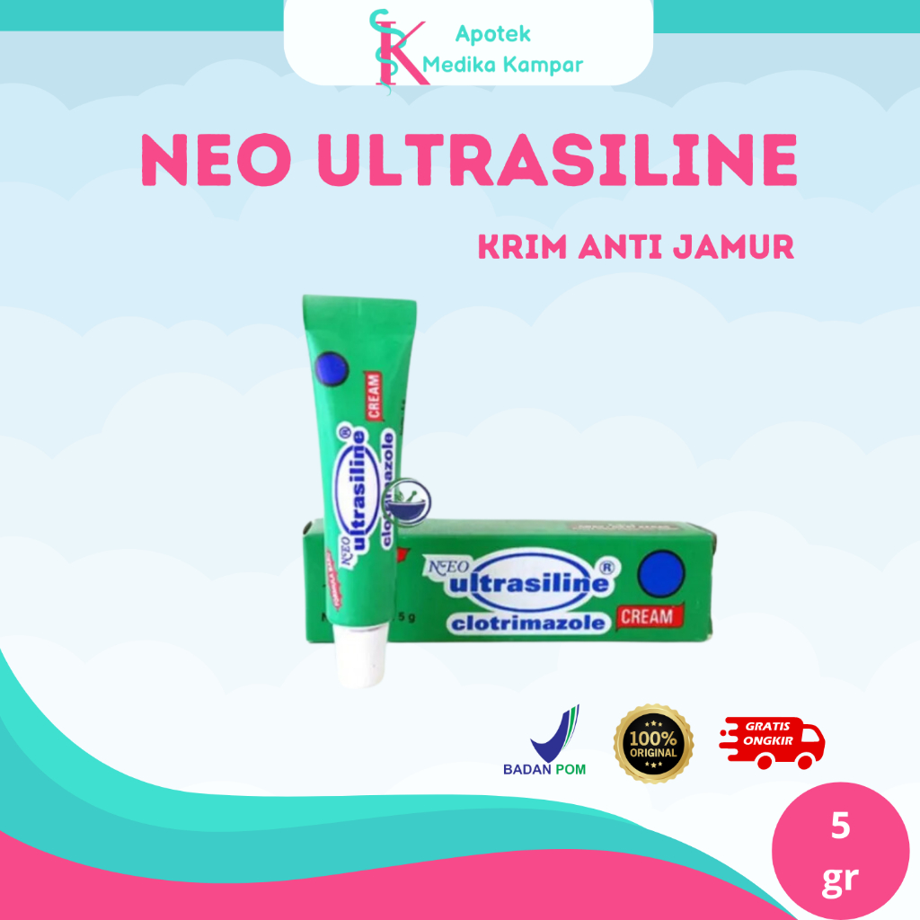 Jual Krim Salep Jamur Kulit Neo Ultraciline / Salep Ultrasiline 5 Gr ...
