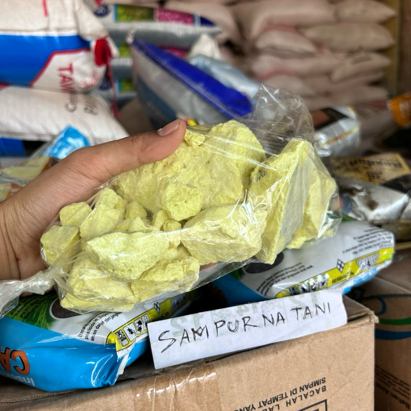 Jual Belerang Kuning bongkahan / Blerang sulfur 1KG | Shopee Indonesia